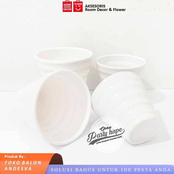 Jual pot Bunga Gerigi / Pot Bunga Vas Plastik / Vas Bunga pot Sarang ...