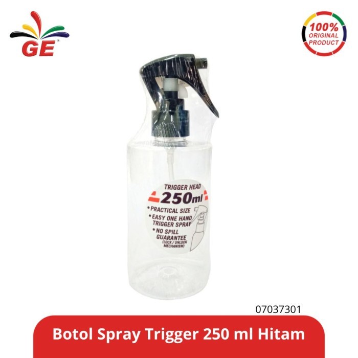 Jual GE - Botol Spray Trigger 250 ml Hitam 07037301 | Shopee Indonesia