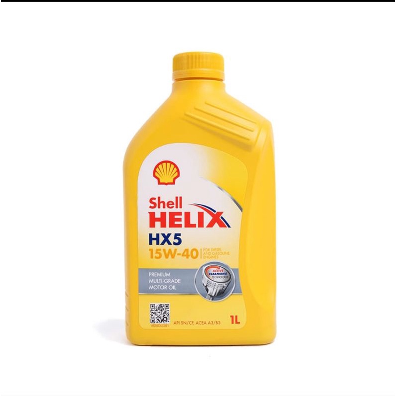 Jual Oil mobil Shell Helix Hx 5 15 w 40 1 Ltr | Shopee Indonesia