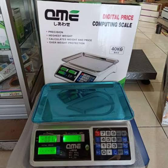 Jual Ome Qm-5140 Timbangan Buah Digital 40Kg Fitur Lengkap BERGARANSI RESMI | Shopee Indonesia