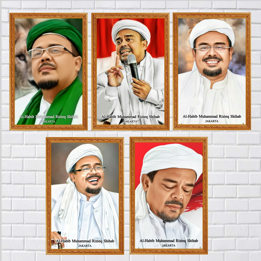 Jual POSTER POTO BINGKAI HABIB RIZIEQ SYIHAB HRS | Shopee Indonesia