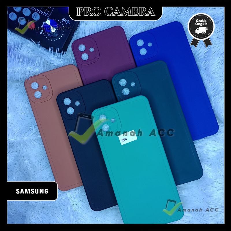 Jual Softcase Pro Camera SAMSUNG A04 Case Macaron Full Color Terbaru | Shopee Indonesia
