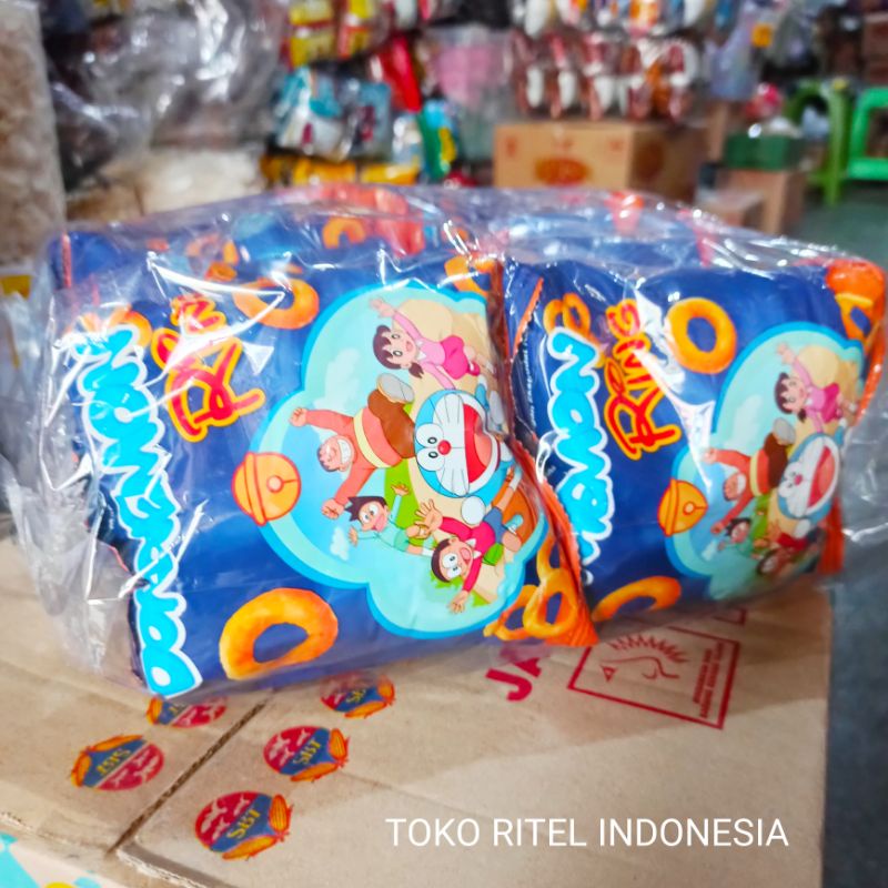 Jual Chiki Doraemon Ring Berhadiah (1pak isi 10 pcs)/Snack Doraemon ...