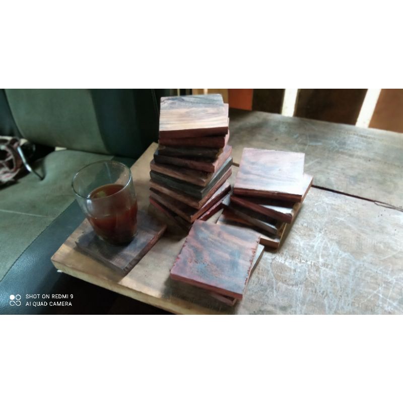Jual tatakan gelas kayu sono | Shopee Indonesia