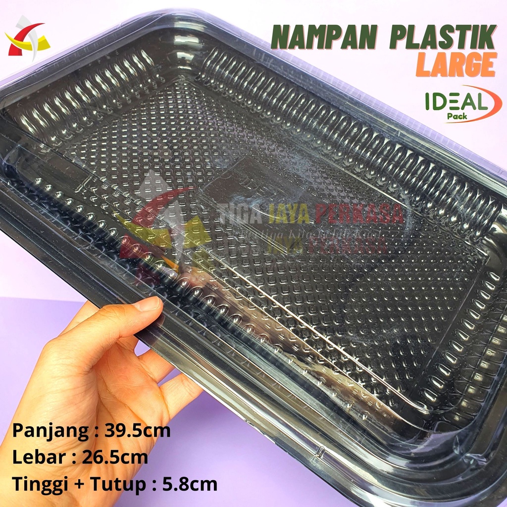 Jual Tray Mika Nampan Besar / Nampan Mika Plastik Large PET Ideal ...