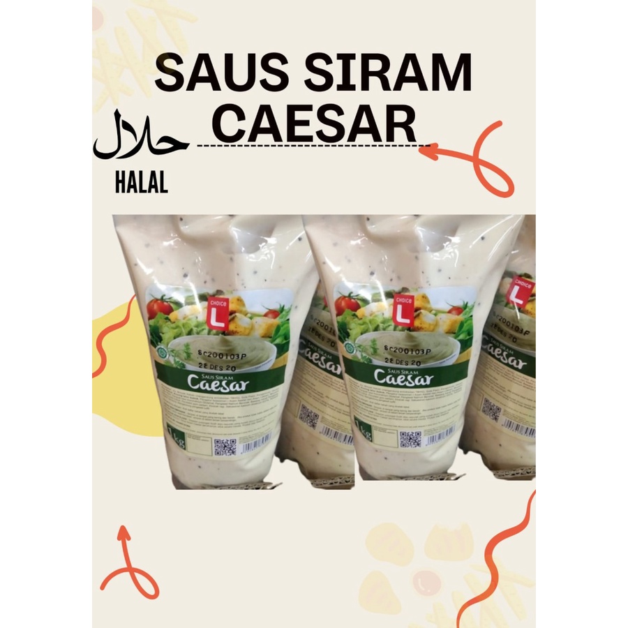 Jual Choice L - Saos/Saus Siram Caesar Halal BPOM | Shopee Indonesia
