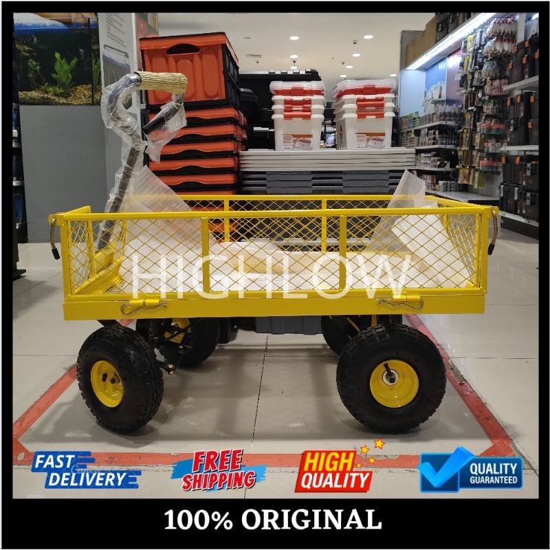Jual Krisbow Troli Cart 300 Kg Troli barang troli pneumatic troli ...