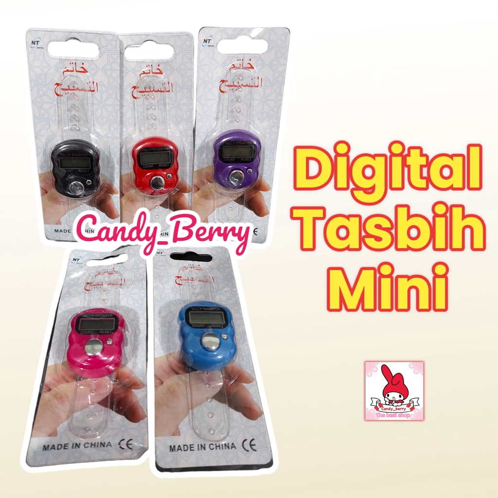 Jual ALAT HITUNG TASBIH DIGITAL MINI TASBEH JARI OTOMATIS ELEKTRONIK ...