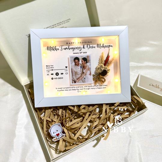 Jual CUSTOM Frame Spotify Polos 3D 5R 13x18 6R 15x20 LED Kado Ultah ...