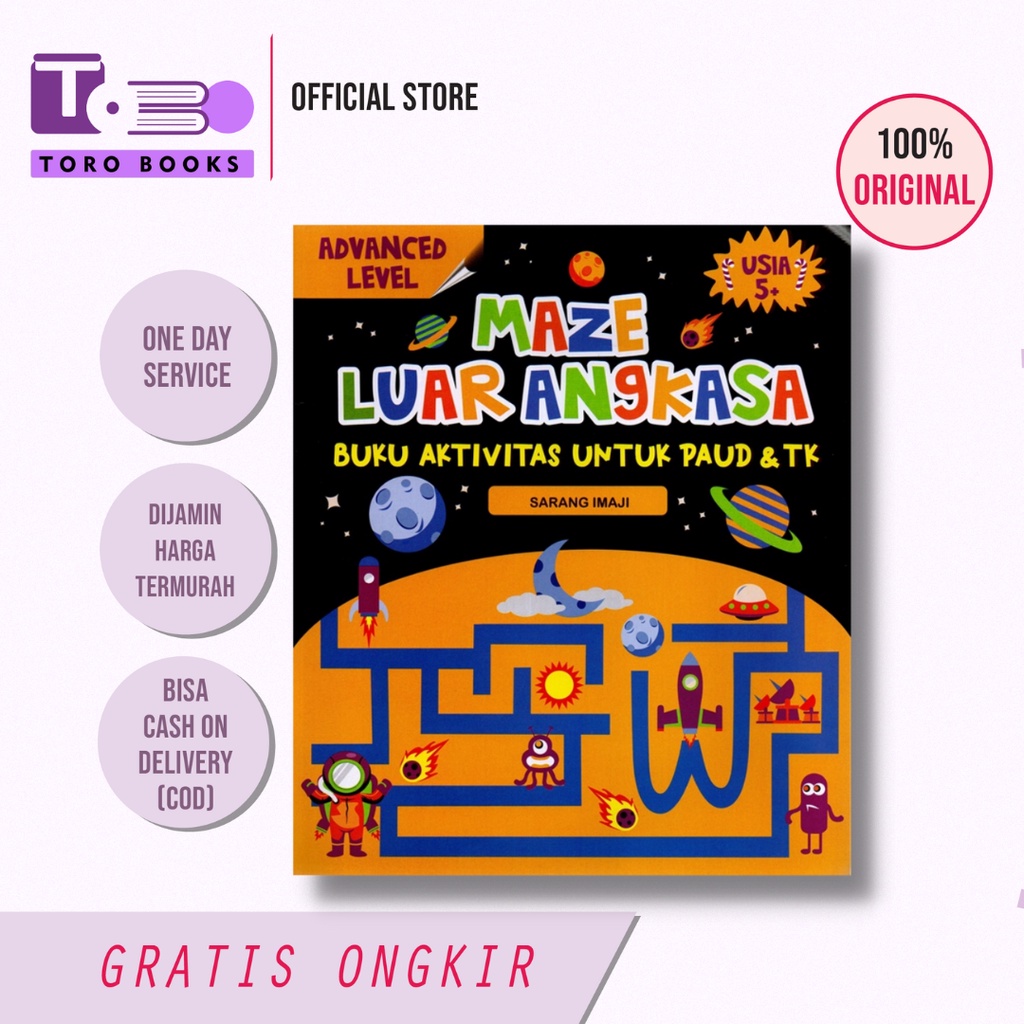 Jual Buku Maze Luar Angkasa : Buku Aktivitas untuk Paud & Tk | Shopee ...
