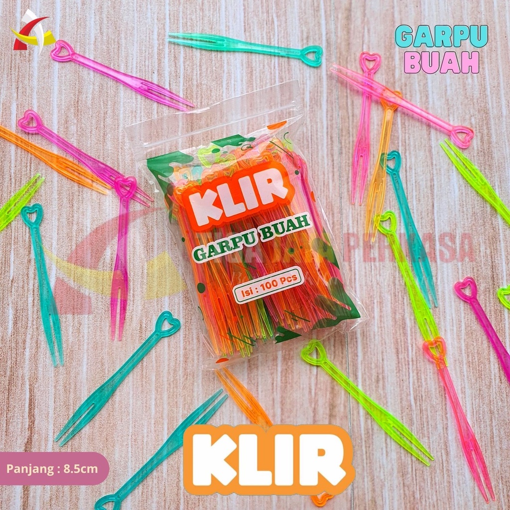 Jual Garpu Buah Klir / Garpu Kue Ulang Tahun Garpu Warna Kecil Warna ...