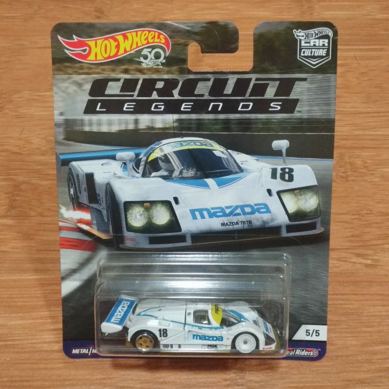 Jual Diecast Hot Wheels Premium Circuit Legends Mazda 787b 787 b Blue ...