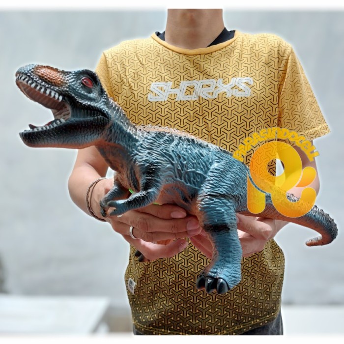 Jual Produk Terbaru Mainan Dinosaurus Karet Figure Gozilla / Tirex ...