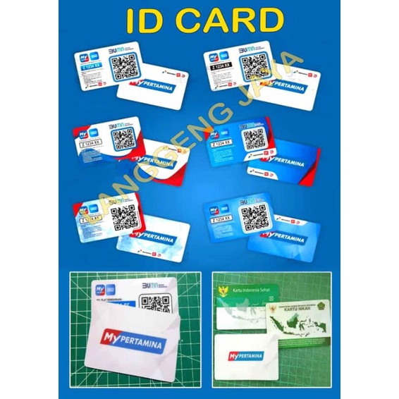 Jual CetK ID CARD / CETAK KARTU / NAME TAG /KARTU NAMA | Shopee Indonesia