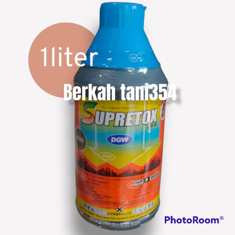 Jual Herbisida supretox 1liter Dgw racun rumput mati keringbsupretok ...