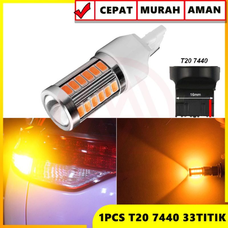Jual lampu led sein soket T20 tancap dc 12 volt mobil | Shopee Indonesia