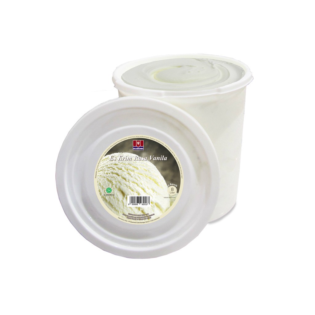 Jual Ice Cream DIAMOND ukuran Ember 8 Liter Semua Varian Rasa | Shopee ...