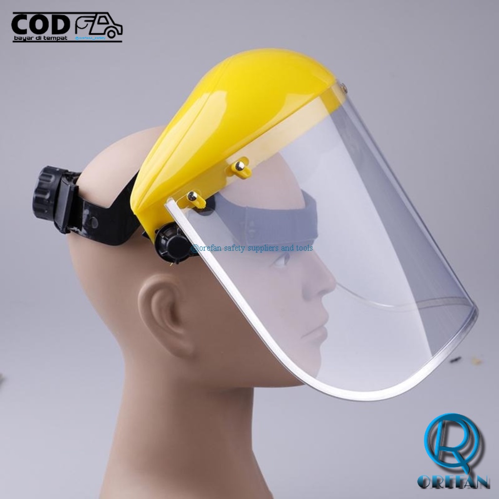 Jual FACESHIELD APD / FACE SHIELD SAFETY K3 | Shopee Indonesia