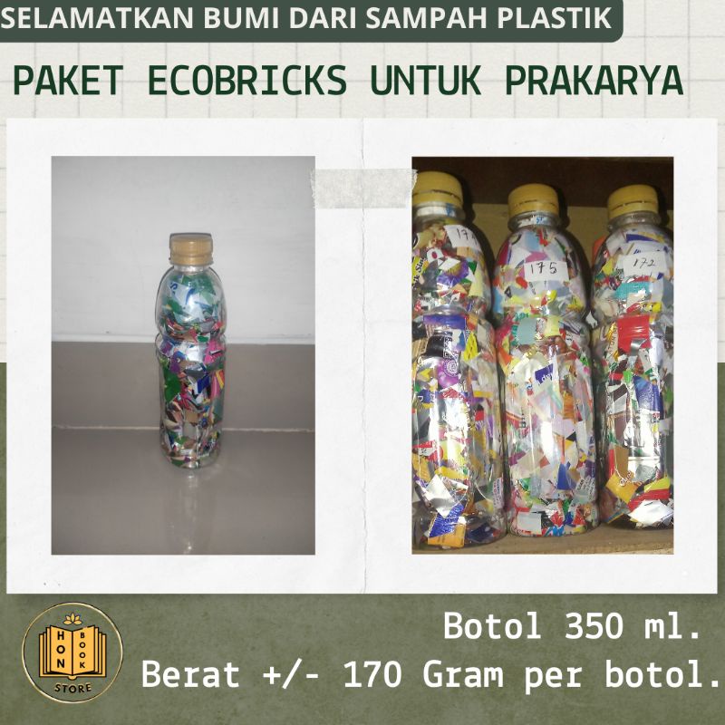 Jual Paket ECOBRICK Ramah Lingkungan | Botol 350 ml | Berat Lebih ...