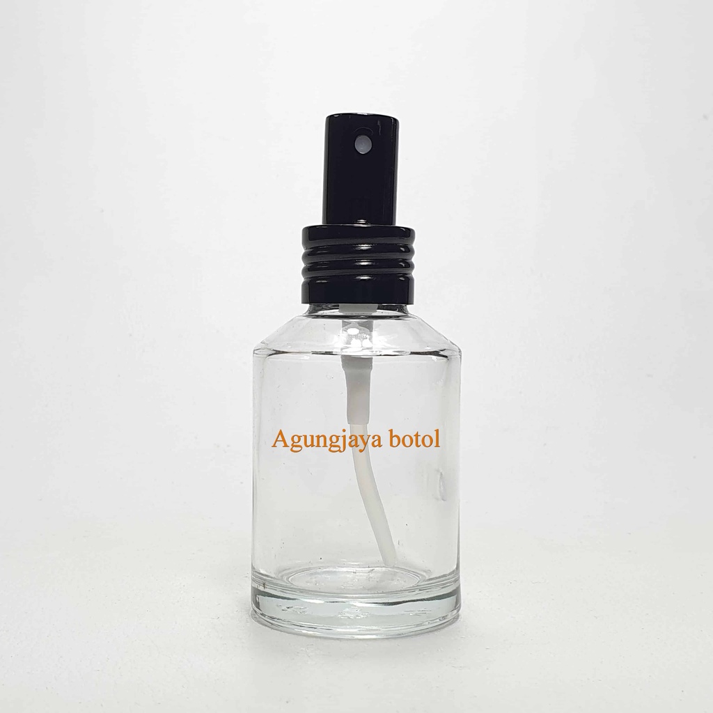 Jual Botol Kaca GD 60 Ml Clear Ori Tutup Spray Alu Spiral / Botol Kaca ...