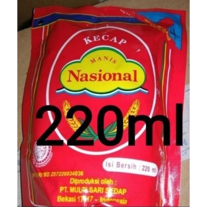 Jual KECAP NASIONAL 220 ML | Shopee Indonesia