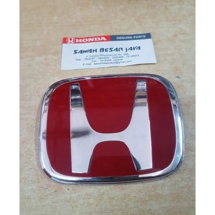 Jual Red Emblem Logo Lambang H Merah Civic Turbo Sedan Hatchback Type R ...