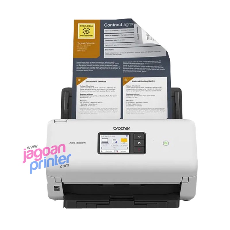 Jual Brother ADS-3300W Wireless High Speed Desktop Scanner (ADS3300W ...