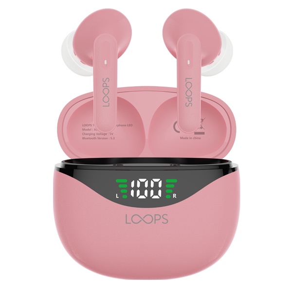 Jual Loops TWS LED X05 - Peach | Shopee Indonesia