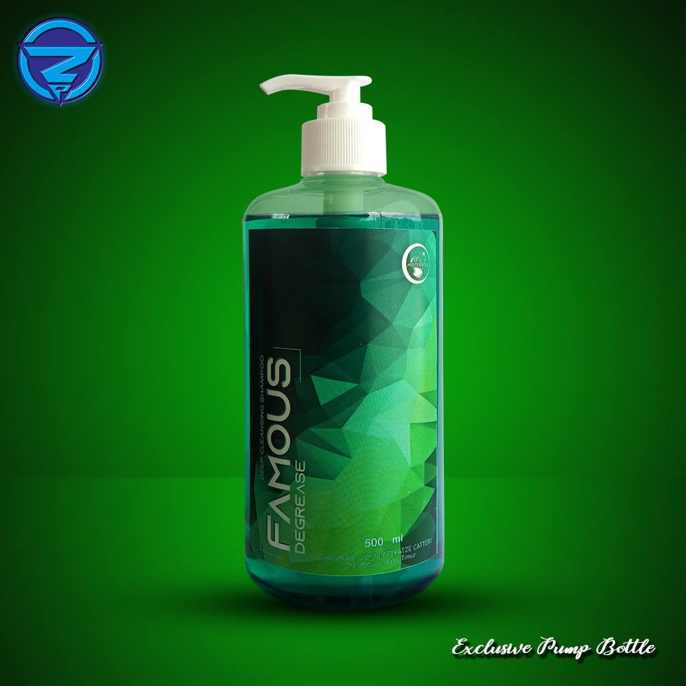 Jual MIEZEKATZE FAMOUS Degrease (Produk Original) Pengangkat Minyak dan Kotoran pada Badan/Bulu ...