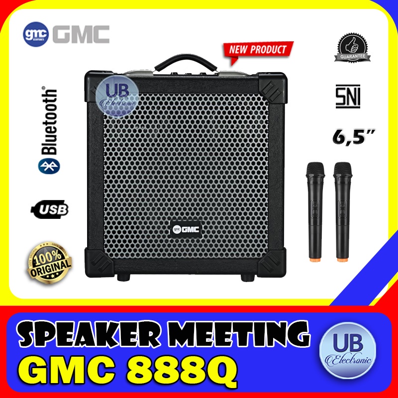 Jual GMC SPEAKER PORTABLE BLUETOOTH 888Q | Shopee Indonesia