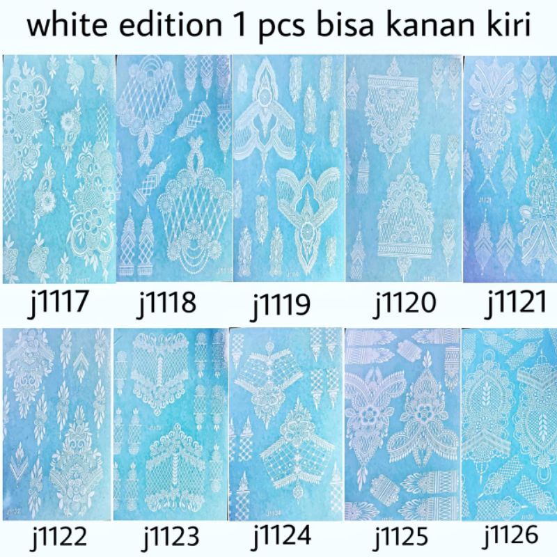 Jual HENNA INSTAN WHITE & MERAHSERIES / HENA INSTANPENGANTIN / HENA ...