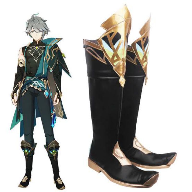 Jual Sepatu Boots Cosplay Al-Haitham / Genshin Impact Shoes/ Al-Haitham ...