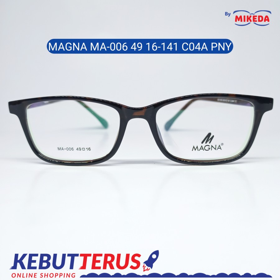Jual Mikeda-FRAME KACAMATA MAGNA MA - 006 C4A PNY + LENSA(MINUS ...