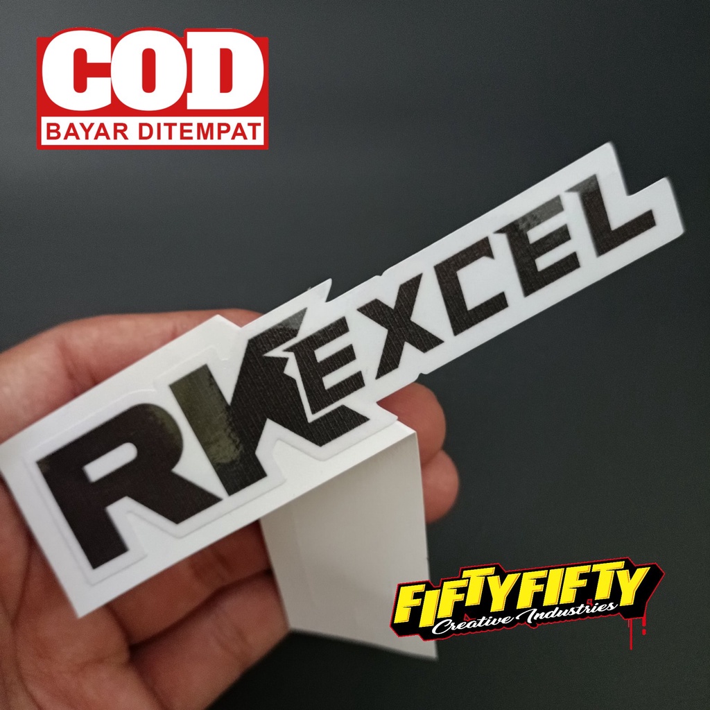 Jual Stiker Print Cut RK EXCEL RIM Stiker Printing Laminasi Glossy ...