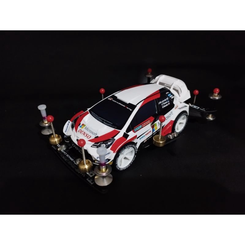 Jual Tamiya Mini 4WD Yaris GR custom side damper bmax | Shopee Indonesia