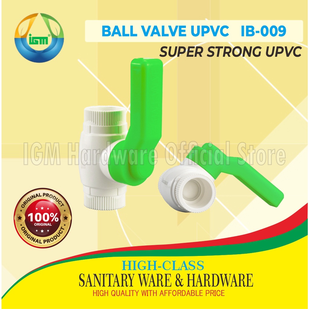 Jual BALL VALVE UPVC IGM 3” IB-009 | Shopee Indonesia