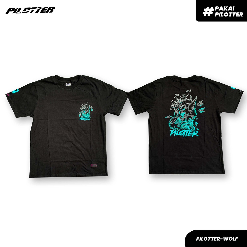 Jual Pilotter Kaos Wolf Original Free Sticker | Shopee Indonesia