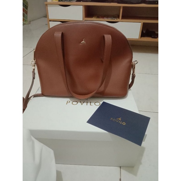 Jual povilo bag brown | Shopee Indonesia