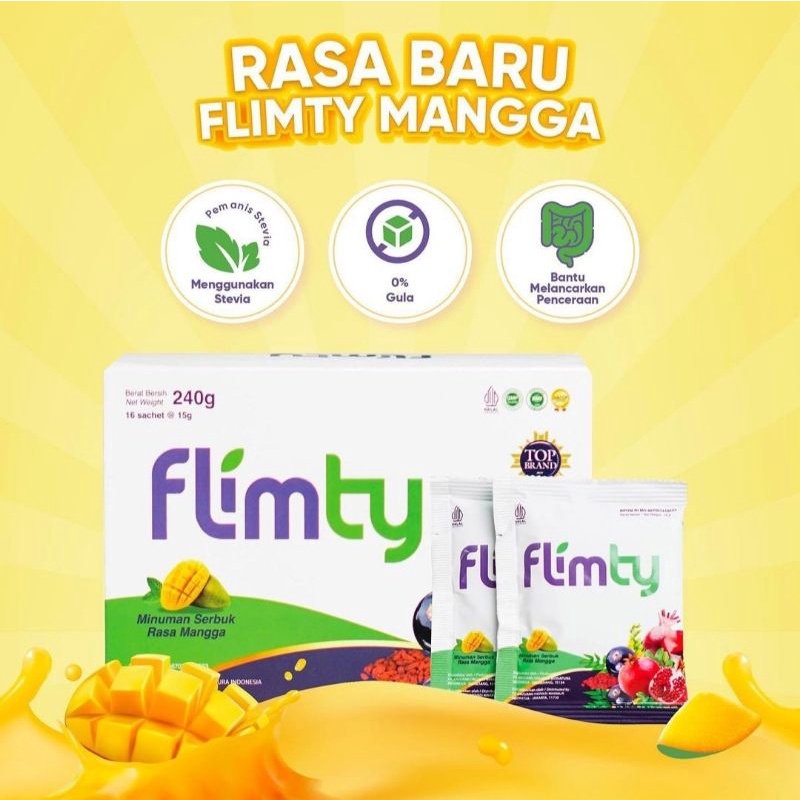 Jual Flimty Fiber | Detox | Antidioksidan Rasa Blackcurrant/Manggo ...