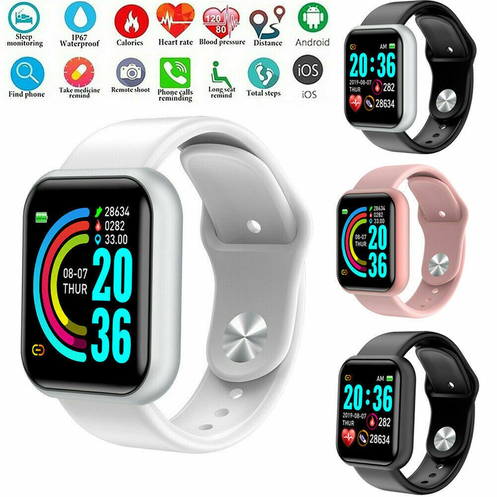 Jual SmartWatch Y68 Sport Tahan Air Bluetooth Smart Watch Pelacak ...
