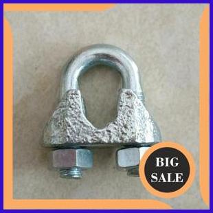 Jual suku cadang Clamp Klem Tali Besi Kabel Kawat Sling Seling Wire ...