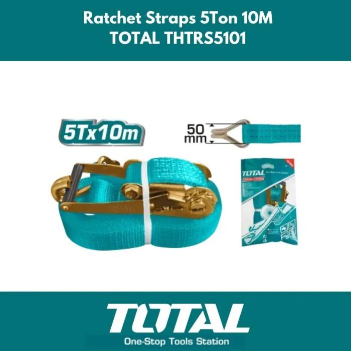 Jual Total Thtrs5101 Tali Strap Mobil Barang Ratchet Straps 5T X 10M ...