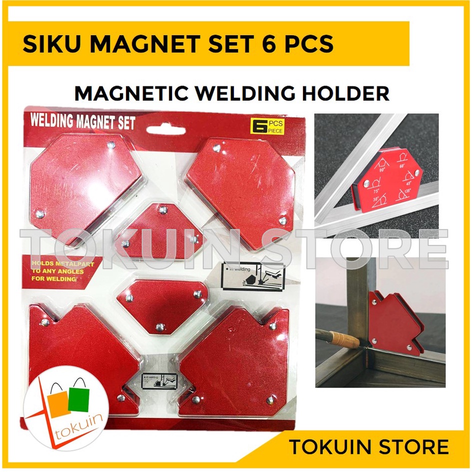 Jual Siku Magnet Siku Las 2 inch / 3 inch / 4 inch 9 lbs / 25 lbs Set ...