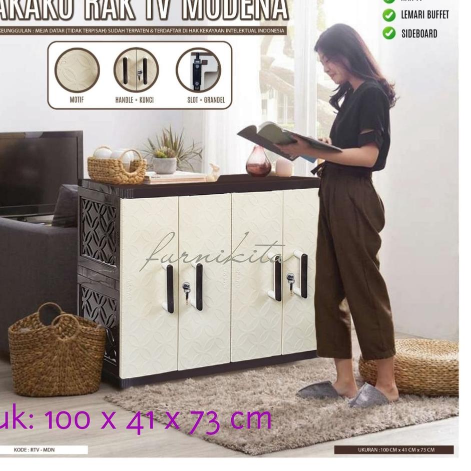 Jual ♞ RAK TV AKAKO PLASTIK MODENA MEJA TV PLASTIK MEJA TV MINIMALIS ...