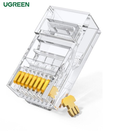 Jual UGREEN 60558 Connector RJ45 Cat6 UTP Full Tembaga Modular Plug ...