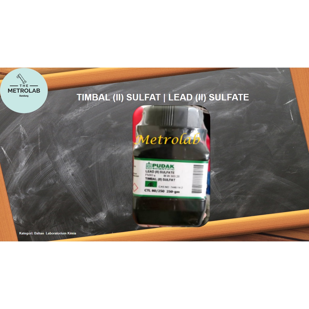 Jual Timbal (II) Sulfat | Lead (II) Sulfate | PbSO4 | 250 gr/botol ...