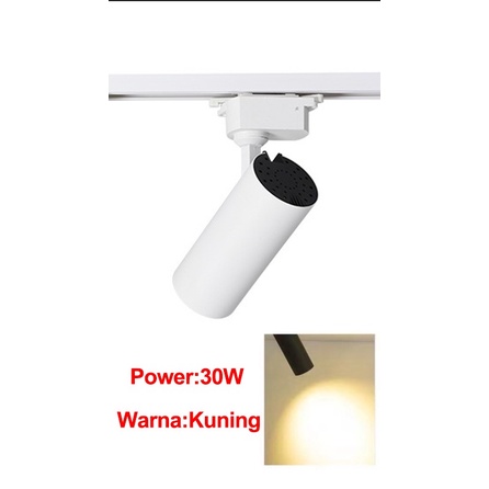 Jual Golden LED LAMPU RELL TRACK LED SOROT LAMPU SOROT TRACKLIGHT REL ...