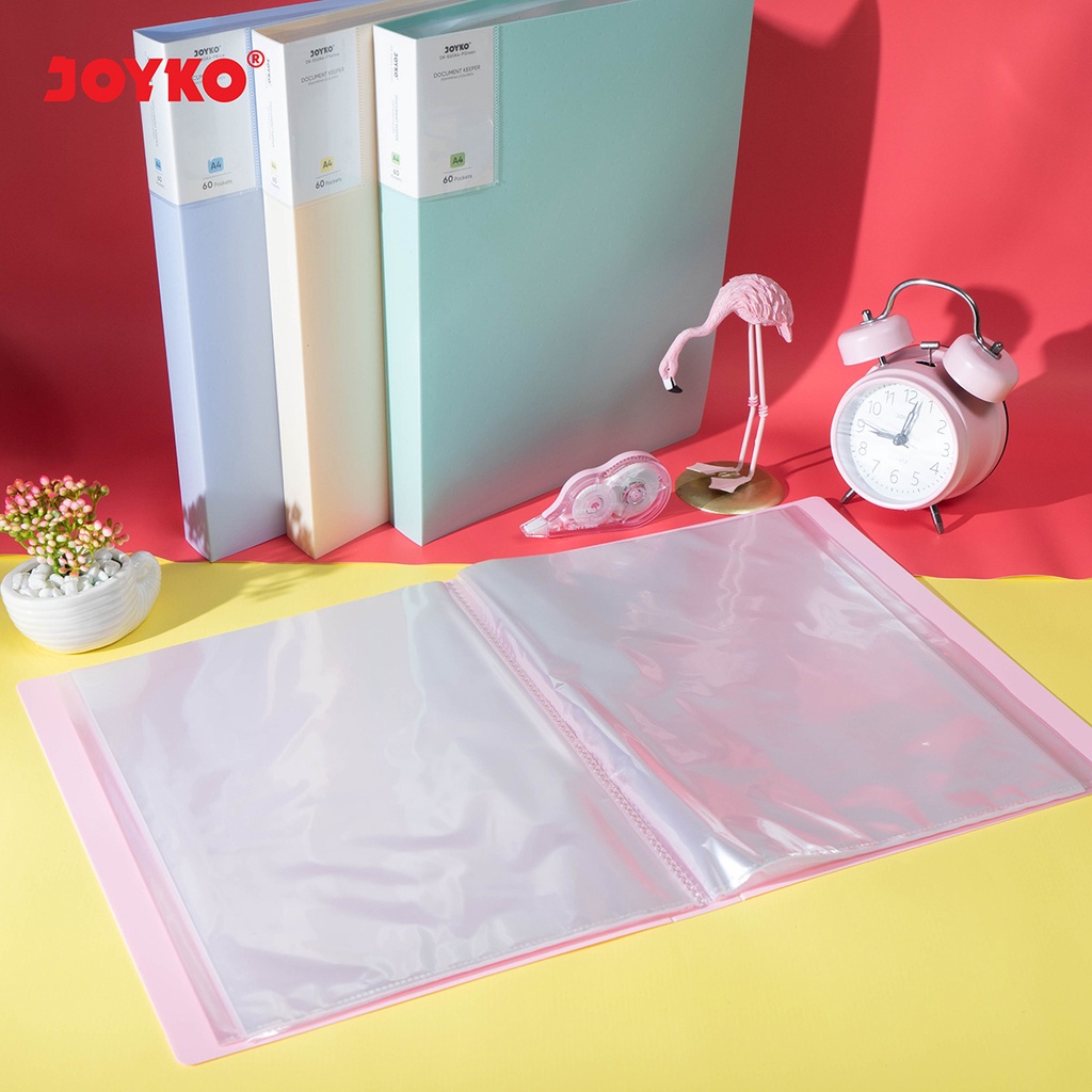 Jual Document Keeper Clear Holder Map File Dokumen Folder Joyko F4 ...