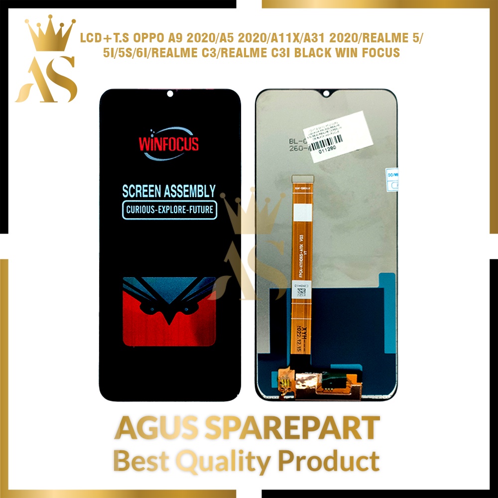 Jual LCD TOUCHSCREEN OPPO A5 2020 / A9 2020 / A11X / A31 2020 / REALME ...