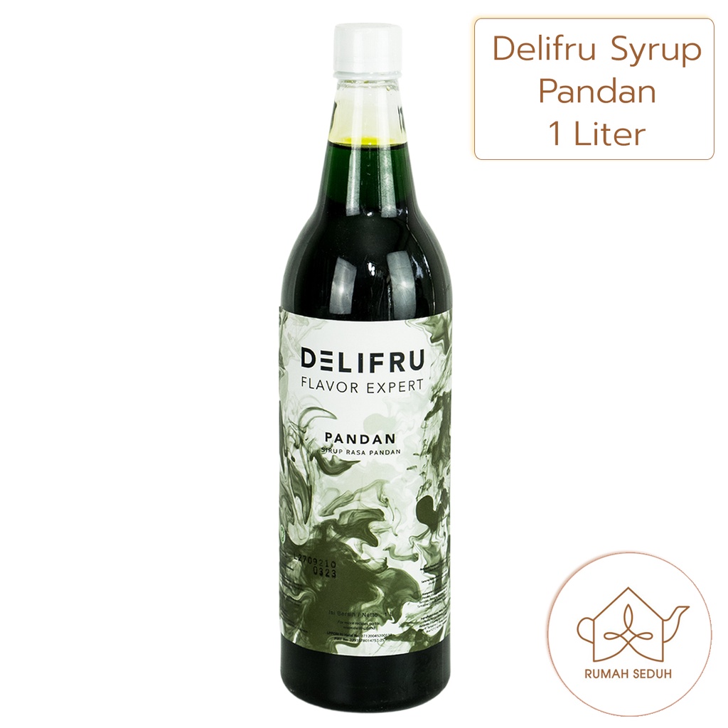 Jual Delifru Pandan Syrup 1L - Sirup Pandan 1000mL | Shopee Indonesia